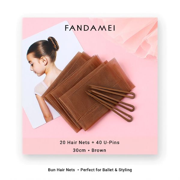 FANDAMEI Hairstyles Net for Kids & Women – Invisible Hair Nets for ...